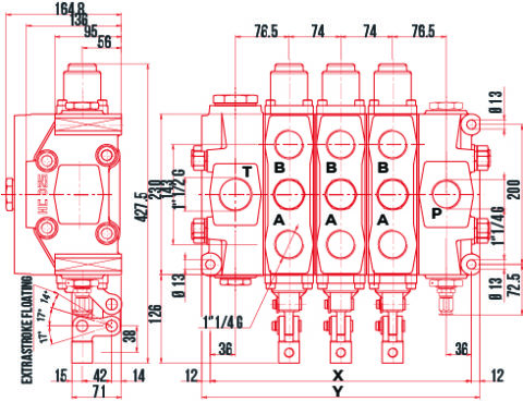 Hydrocontrol HC-D25 Sectional Control Valve | HWL GROUP