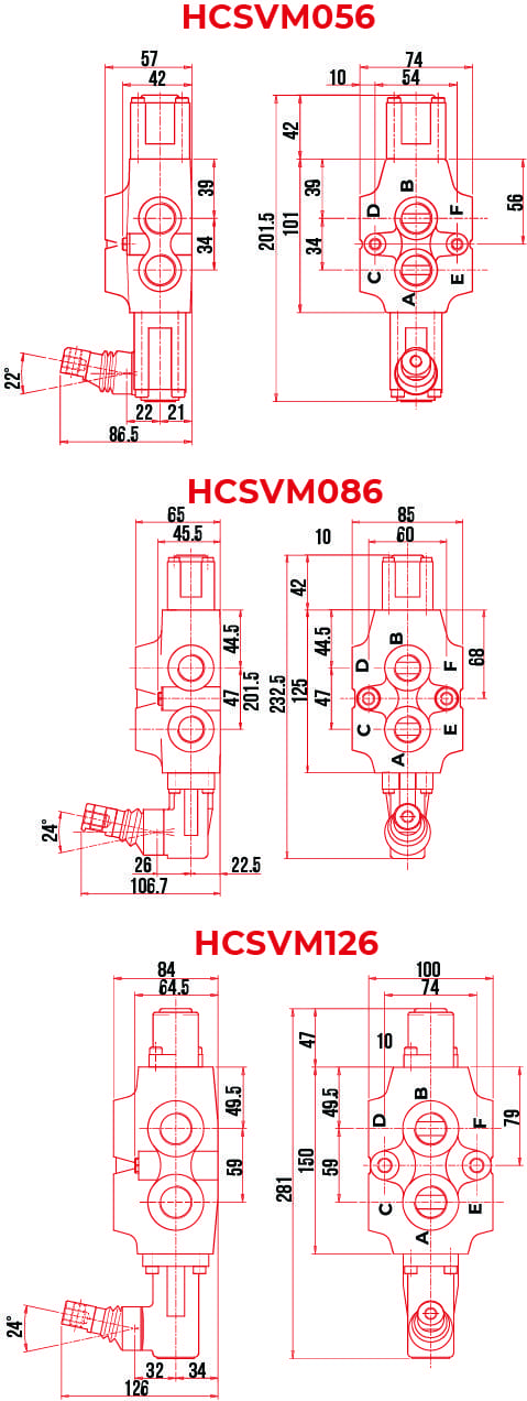 HYDROCONTROL 6 PORT MANUAL DIVERTER VALVES | HWL GROUP