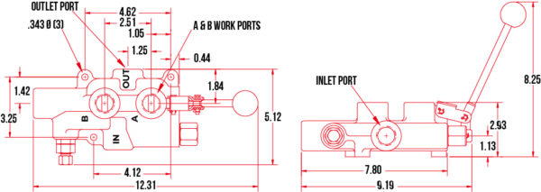Prince LS3000 Log Splitter Valves | HWL GROUP